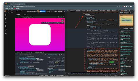 React Devtools Inline Same Origin Domain Element Inspection Problem