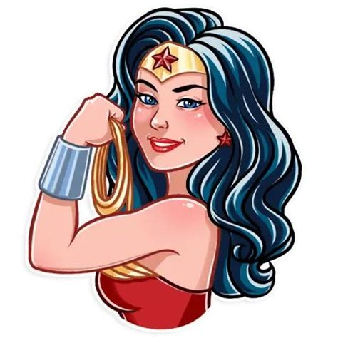 Wonder Woman” Stickers Set For Telegram