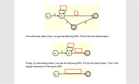 Solved In The Process Of Transforming The Following NFA Chegg