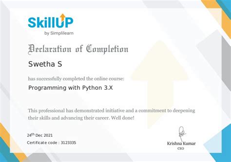 Swetha S On Linkedin Pythonprogramming Skillup Learningjourney Programmingskills