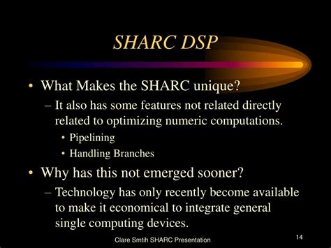 PPT The SHARC PowerPoint Presentation Free Download ID 5681396