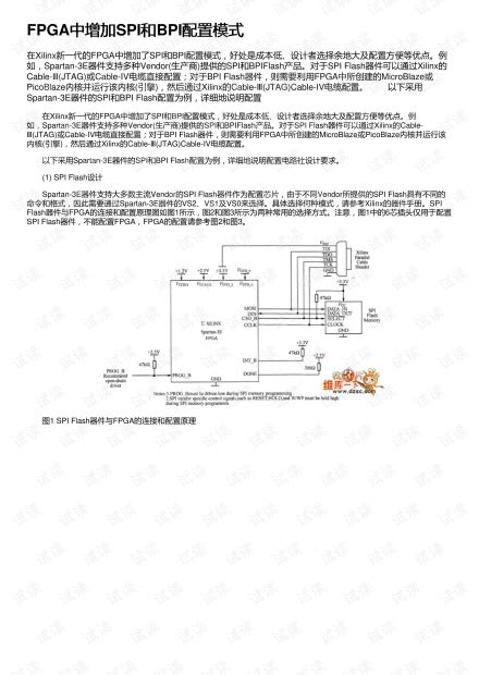 Fpga中增加spi和bpi配置模式bpi和spi资源 Csdn下载