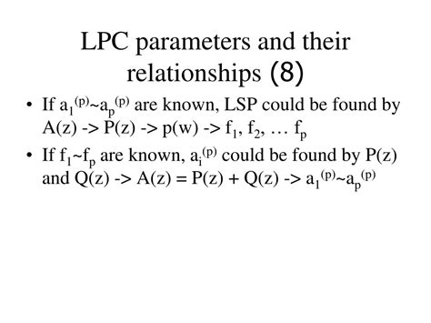 Ppt Chapter 6 Linear Predictive Coding Lpc Of Speech Signals Powerpoint Presentation Id