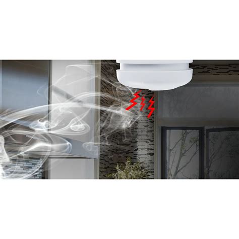 스마트 홈 보안 경보 시스템용 무선 연기 감지기 화재 방지 경보 센서 설치 용이 433mhz 화재 방지