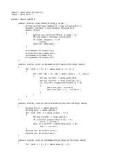 Lab10 Java Import Java Util ArrayList Import Java Util Public Class
