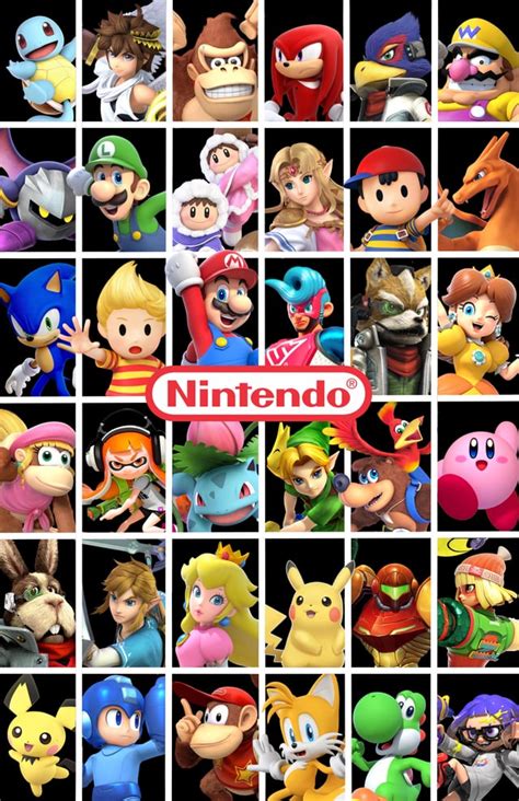 Made A Little Wallpaper With Nintendo Characters Rcasualnintendo