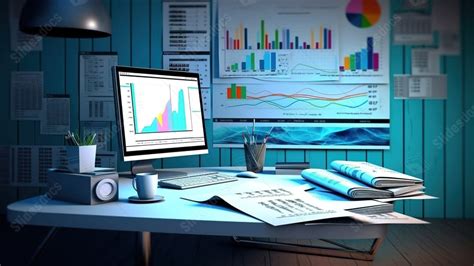 Visualizing Seo Data And Analytics A Futuristic 3d Rendered User Interface For Web Banner Graph