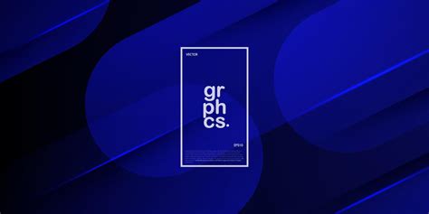 Abstract Dark Blue Gradient Illustration Background With 3d Look Rectangle Blue Simple Pattern