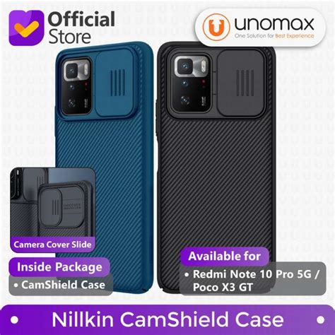 Jual Case Xiaomi Poco X Gt Nillkin Camshield Camera Cover Slide Casing Blue Di Seller Unomax