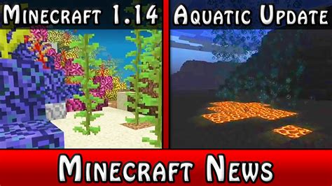 Minecraft News Minecraft 114 Aquatic Update Minecraft Blog