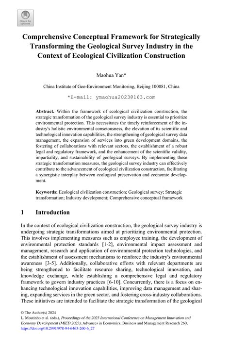 Pdf Comprehensive Conceptual Framework For Strategically Transforming
