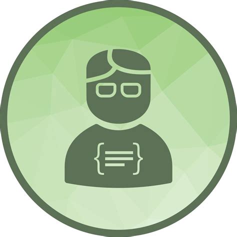 Programmer Low Poly Background Icon 16689571 Vector Art At Vecteezy
