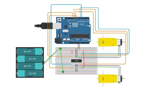 Circuit Design 2wd Robot Rc Tinkercad Circuit Design 2wd Robot Rc Tinkercad