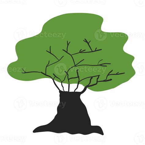 Colorful Tree Elements 11964438 PNG