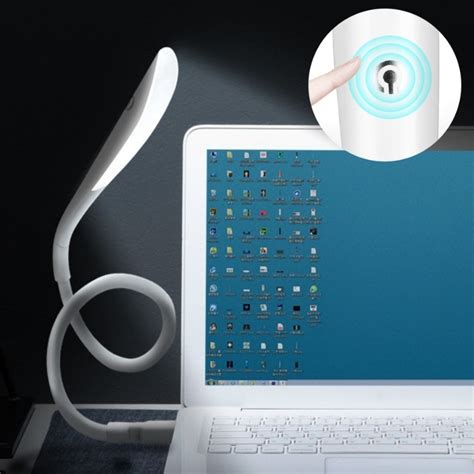 미니 휴대용 Usb Led 조명 터치 센서 조도 조절 테이블 데스크 램프 파워 뱅크 캠핑 Pc 노트북 책 야간 조명