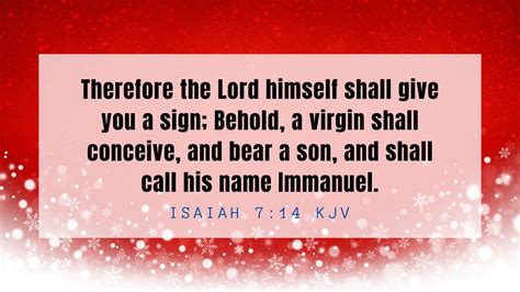 Isaiah 714 Kjv