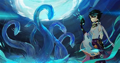 Xiao Genshin Impact 4K Ultra HD Wallpaper by 10点的爱