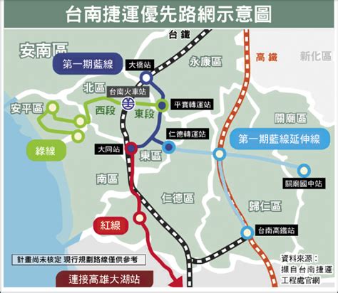 避開舊城區 台南捷運綠線提替代方案 臺南市 自由時報電子報