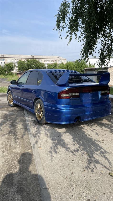 Субару Легаси Б4 1999 в Барнауле комплектация 2 0 B4 Rs автомат не на ходу или битый синий
