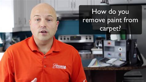 How Do You REMOVE PAINT From CARPET