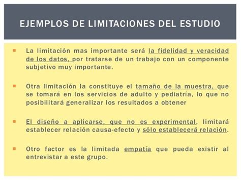 Ejemplo De Alcance Y Limitaciones De Un Proyecto Arbol