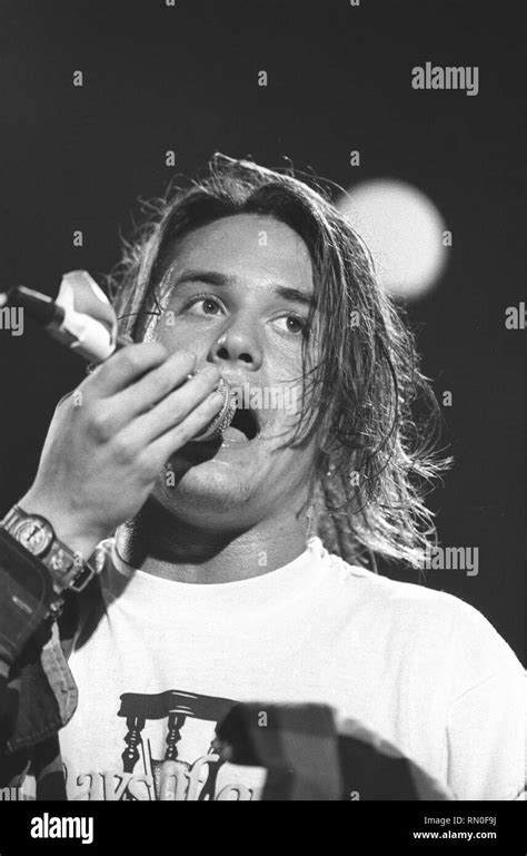 Singer Mike Patton Of The Alternative Rock Band Faith No More Is Shown