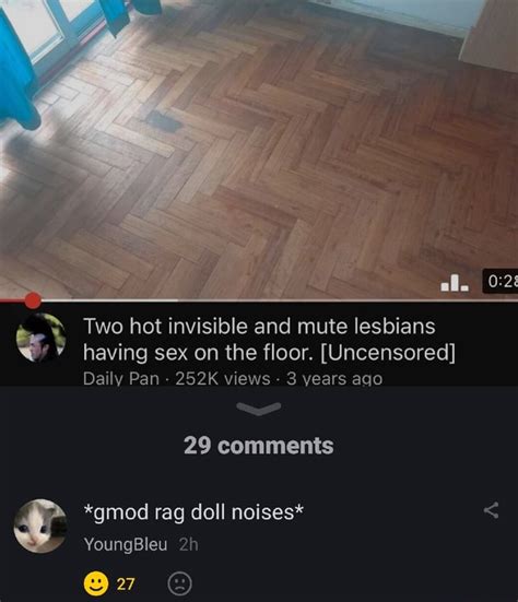 Two Hot Invisible And Mute Lesbians Having Sex On The Floor