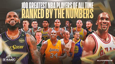 100 Greatest Nba Players Of All Time Ranked By The Numbers The Full List