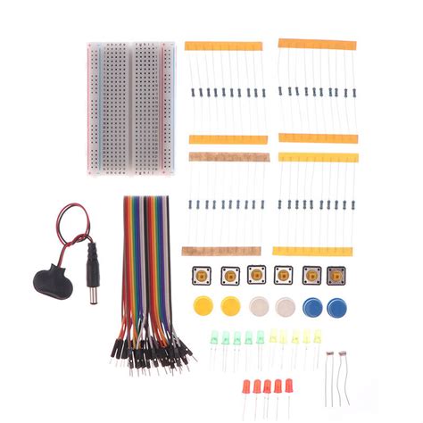 Electronic Starter Kit R3 Mini Breadboard Led Jumper Wire Button For