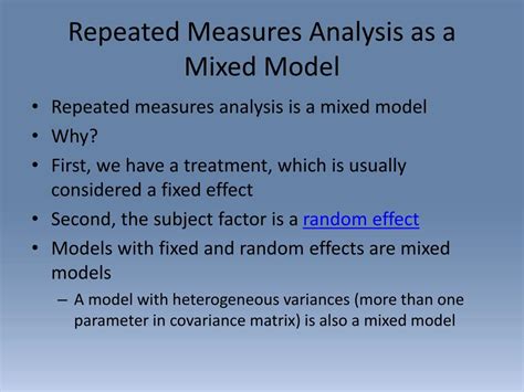 Ppt Repeated Measurements Analysis Powerpoint Presentation Free