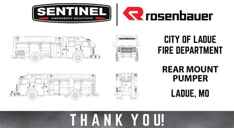 City Of Ladue Fire Department Rear Mount Pumper Ladue Mo Sentinel