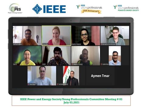 Albin Paul On Linkedin Virtual Photograph With The Vibrant Ieee Pes Yp Committee…