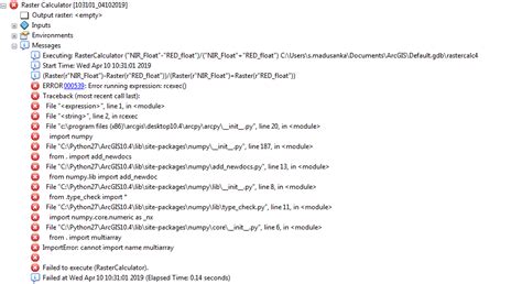 Python Why Arc Gis Raster Calculator Is Not Working Super User