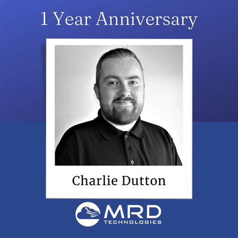 Mrd Technologies Ltd On Linkedin Today Is Charlies 1 Year Work Anniversary At Mrd Technologies
