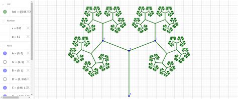 Fractal Tree Geogebra