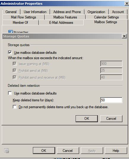 Powershell Commands To View And Change Exchange Mailbox File Size Experts Exchange