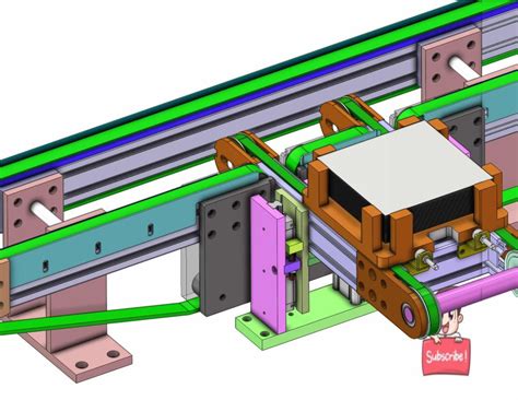 Industrial 3d Model Automatic Special Conveyor Machine World