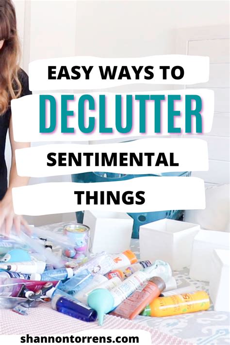 How To Part With Sentimental Items Declutter Sentimental How To Memorize Things