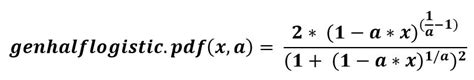 Scipy Stats Genhalflogistic Python GeeksforGeeks