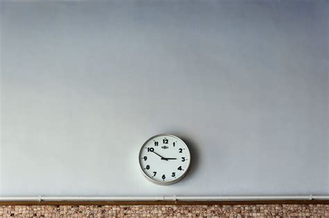 A Math Based Design As The Background Of An Analog Wall Clock Math