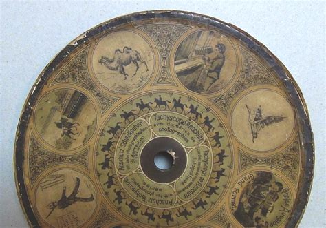 One Of Ottomar Anschützs Zoetropes Box Drum Detail With This Viewing Device His Sequence