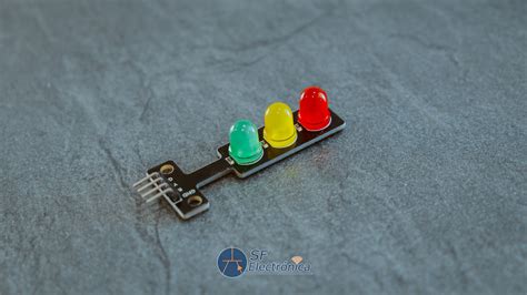 Modulo Semaforo Led 5v 5mm Trafico Sf Electrónica