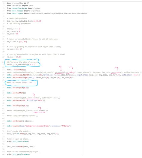 Tensorflow Negative Dimension Size Caused By Subtracting 5 From 1 For Conv3d1convolution