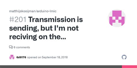 Transmission Is Sending But Im Not Reciving On The Gatewayserver End