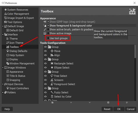 How To Customize The GIMP Toolbox Better Tech Tips