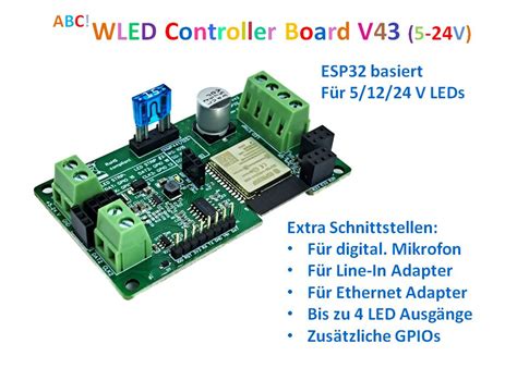 Ethernet Adapter Für Wled Controller Hw10016