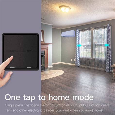 Zigbee Wireless Remote Control Smart Switch Wall Panel Transmitter