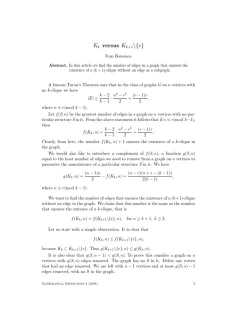 K K Versus K K1 E Pdf Mathematics Mathematical Analysis