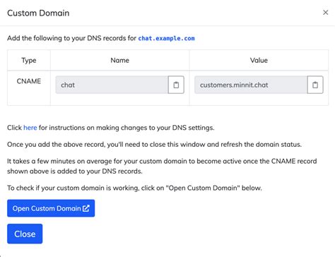 custom domains are here minnit chat — blog