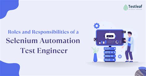 selenium automation test engineer roles and skills testleaf
